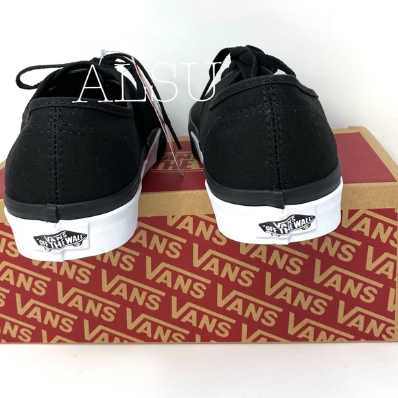 Vans | Shoes | Vans Authentic Mono Bumper Black Canvas Womens | Poshmark